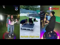 Smooth Spinning 360 Photo Booth Safe Easy Setup With Flight Case