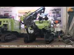 Mining DTH Drilling Machine 50M Depth Rotary Hydraulic Crawler Diesel