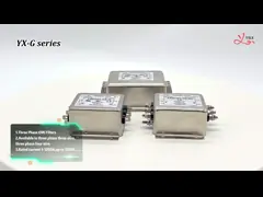 Bolted Output 3 Phase EMI Filter 380V / 440V For Automation Equipment