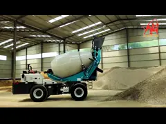 Self Loading Concrete Mixer Truck 4.5m3 4 Batches / Hour Hydraulic