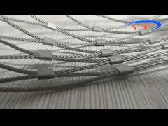 Flexible Wire Rope Mesh Netting Railing Stainless Steel Anti Corrosion