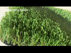 Synthetic Gym Artificial Turf 40mm Height Landscape Colored PE PP