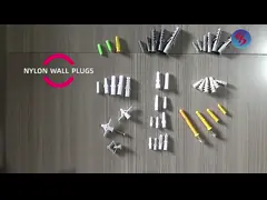 Expansion Plastic Wall Plug Screw PP PE Fastener Type Self Tapping