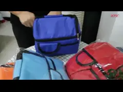 Aluminum Foil Insulated Tote Lunch Bag Cooler 7L Waterproof For Picnic