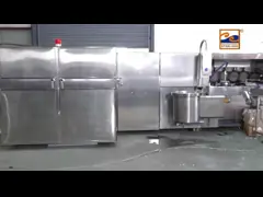 Egg Roll Wafer Cone Production Line 1.5KW PLC Stainless Steel For Snack