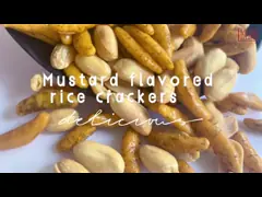 Crescent Shape Japanese Rice Crackers Puffed Fresh Wonderful Taste