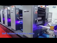 PET Self Adhesive Security Labels Anti Counterfeit Logo Printing