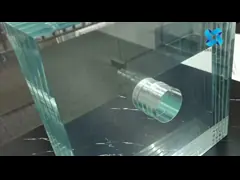 Flat / Curved Laminated Safety Glass Sheets Double Glazing Toughened