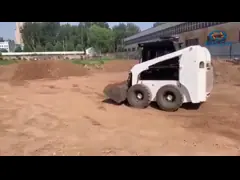 0.4M3 Bucket Wheel Loader Machine 37kw 700KG Load With Hydraulic Brake