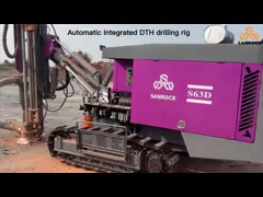 Borehole DTH Drilling Machine 30m Depth Diesel Type For Mining