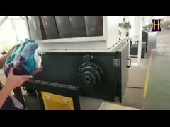 Plastic Pipe Single Shaft Shredder 100Rpm High Output Customizable