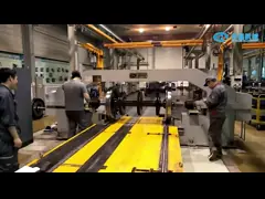 Railway Rolling Wheel Bearing Press Machine Double Cylinder Automatic / Manual