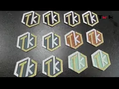 Tpu Heat Transfer Clothing Labels Embossed Logo Washable For T Shirt