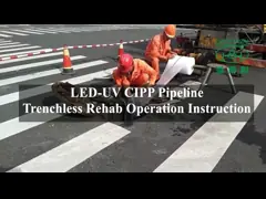 LED UV CIPP Equipment Trenchless Highly Integrated For Sewer / Pipe Repair