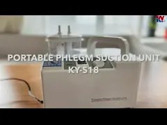 Portable Medical Suction Apparatus 1000mL 50hz 90v Anti Overflow
