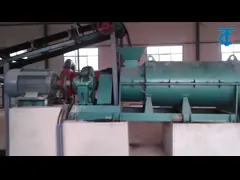 Compost Organic Fertilizer Granulator 2T/H Carbon Steel With Stir Tooth