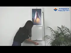 35W LCD Digital Signage Hand Sanitizer Dispenser 16 / 9 Android System