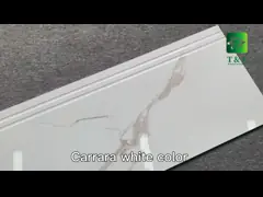 Step Stair Ceramic Tiles Anti Fouling Acid Resistant Minimalistic White
