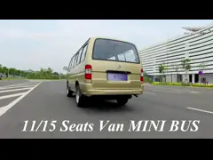 Mini Diesel Bus Coach 11 Seats Manual Transmission Vigorous Power