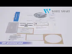Windshield UHF RFID Tags Number Printing For Vehicle Management