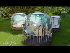 Transparent Dining Bubble Tent Igloo Polycarbonate Aluminium For Outdoor