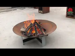 Metal Stamping Steel Fire Pits Cooking / Roasting For Garden