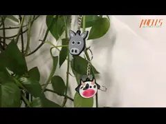 Soft PVC Key Chain PMS Color 2D / 3D Both Sides Custom Waterproof