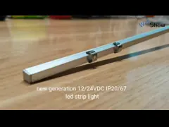 White Under Shelf LED Lighting 6500K Dimmable Ultra Thin Aluminum Body