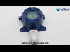 Wall Mounted Toxic Gas Detector 24V DC Monitoring With Alarm Light