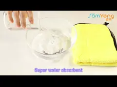 Double Sided Microfiber Cleaning Cloth Coral Fleece Super Absorbent Reusable