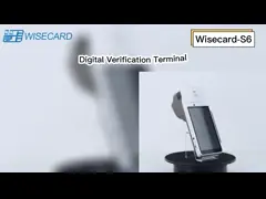 Portable Biometric POS Terminal Machine Fingerprint Android 7.0 Built In Battery