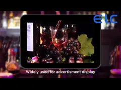 LCD Wall Mounted Digital Signage Capacitive Screen 1920x1080 SDK Wifi