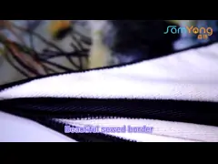 Sewed Border Microfiber Beach Towel Soft No Fading Custom Printing