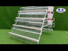 A Type Layer Chicken Cage Q235 Steel Galvanized Space Saving