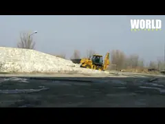 Mini Backhoe Wheel Loader 75kw 1m3 Bucket Articulated High Efficiency