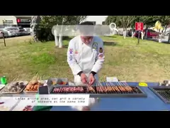Smokeless Commercial Barbecue Grills Oven Stainless Steel For Restaurant