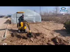 Crawler Road Builder Excavator 1.8 Ton 0.04CBM Mini With Automatic Transmission