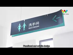 LED Modern Wayfinding Signage System Outdoor Directional For Campus