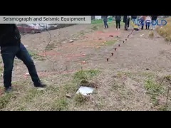 Gli strumenti numerici di acciaio in acciaio 38hz 24 canali con geofono