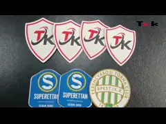 Soft Heat Transfer Clothing Labels TPU Silicone Rubber Embossed