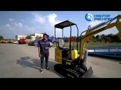High Power Hightop Mini Excavator 1200kg Three Cylinders Water Cooled
