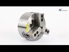 Through Hole Auto Strong Chuck 3 Jaw Cast Steel For Gripping / Fixture