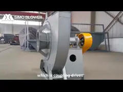 Medium Pressure High Temperature Centrifugal Fan Blower Stainless Steel