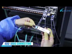 40GBASE QSFP + Transceptor multimodo 850nm 100m con conector LC