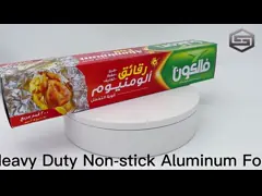Tin Aluminum Foil Roll 7 Micron Disposable Food Packing For Refrigerator