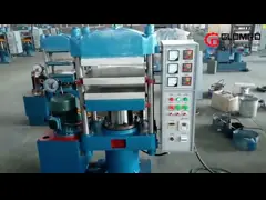 Rubber Plate Vulcanizing Machine Press 50T Heating With Four Frame
