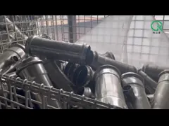 Polishing Stainless Steel Press Fittings Round Head Nickel White