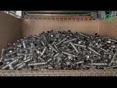 Carbon Steel M Profile Press Fittings DN100 Double Tee Nickel White