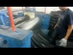 Open Rubber Mixing Mill Machine 400mm Dia 37KW Water Cooling PLC
