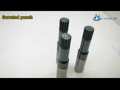 Customized HSS Punches Torx Non Standard 2D Drawing Polishing